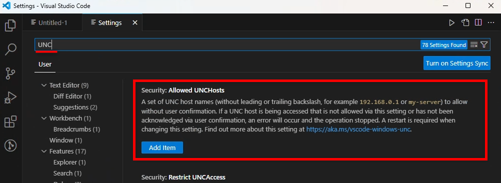 VSCodeでUNCパスのファイルが開けない場合の対処法 | OK NOTE