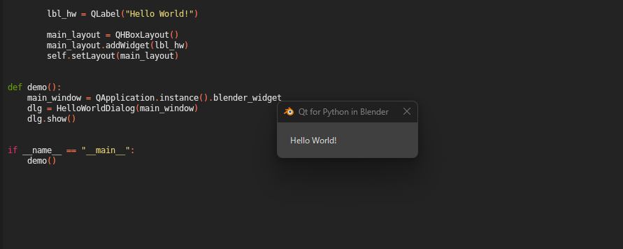 BQtでblenderにPySide環境を構築してみた | OK NOTE